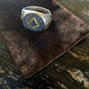 Past Master Ring Signet Ring Masonic Freemason Jewelry Master | Etsy