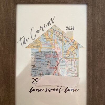 Our First Home Home Sweet Home Housewarming Gift New Home Gift New ...