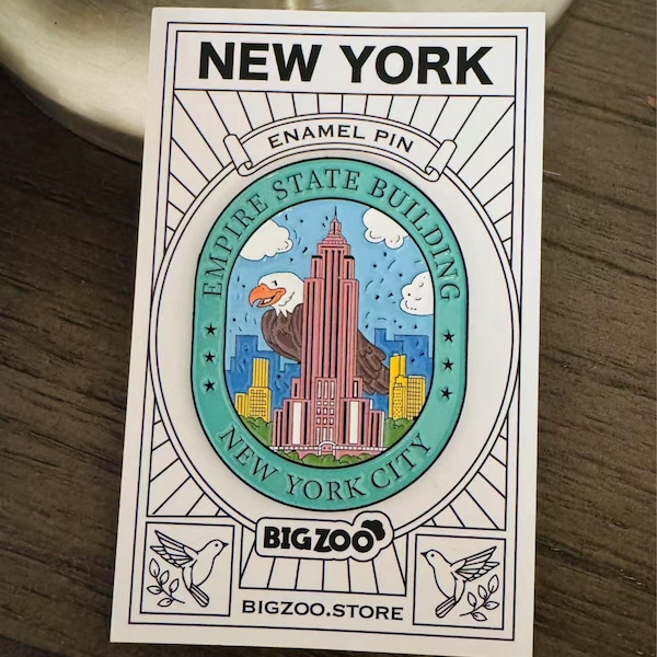 New York Travel Enamel Pins - Brooklyn Bridge Pin, New York Gift, New ...
