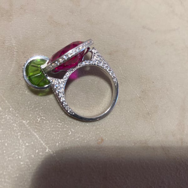 Old Mine Cut Moissanite Diamond Drop Earring, Solitaire Omega Back ...