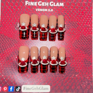 Barbie Gloss Barbie Nails Glitter Nails Pink Nails Custom Press Ons - Etsy