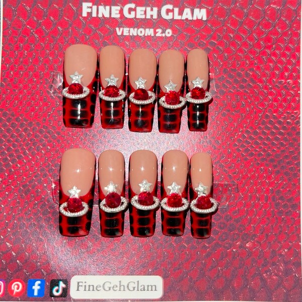 The OG 90's Set- Pink | Pink Nails | 90's Nails| Y2K Nails | Custom ...