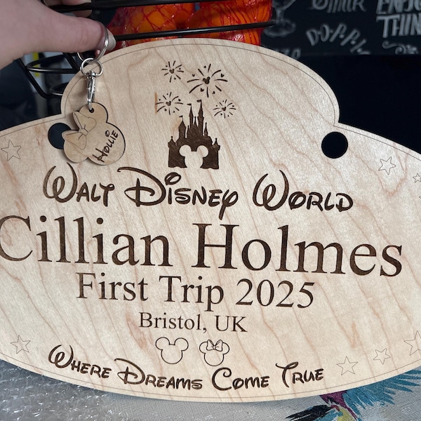 Disney Themed Pram Sign - Stroller Sign | Personalised Push Chair Sign ...