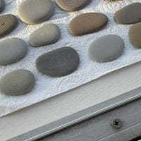 Beach Stones Lot 30-90 Set Sea Pebbles Craft Natural Flat Sea Grey ...