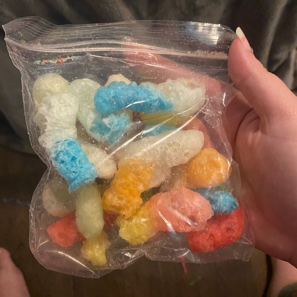 Half Pound Sour Gushers - the Best Tiktok Sour Blue Raspberry Gushers ...