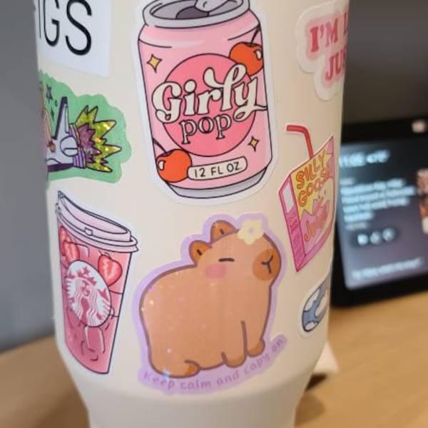 Pasta Stickers || Waterproof Sticker || Stamp Stickers || Water Bottle Stickers || Laptop ...