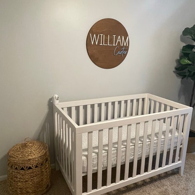 Customized Baby Name Sign 12-36 Inch Baby Shower Round - Etsy