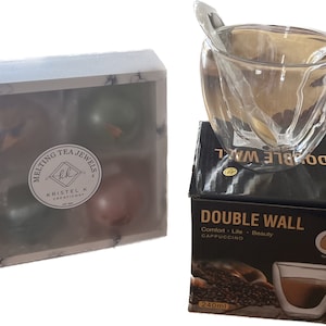 Melting Tea Jewels, Tea Bombs, Tea Lover Gift Set, Tea Gifts, Glass ...