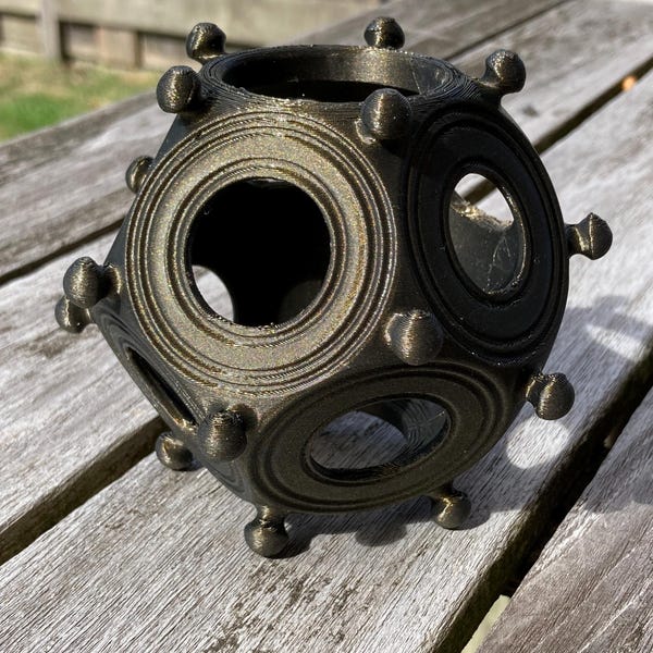 Mysterious Icosahedron Ancient Gallo Roman Bronze Historical Enigmatic ...