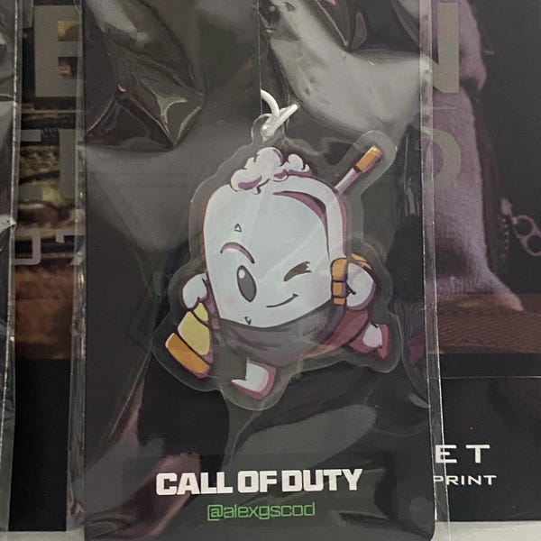 Call of Duty X Fallout Vault Key Keychain 3D Printed With Task Force ...