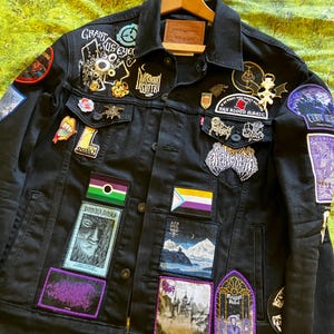 Transgender Flag Embroidered Patch LGBT Trans Pride Hook and Loop, Iron ...