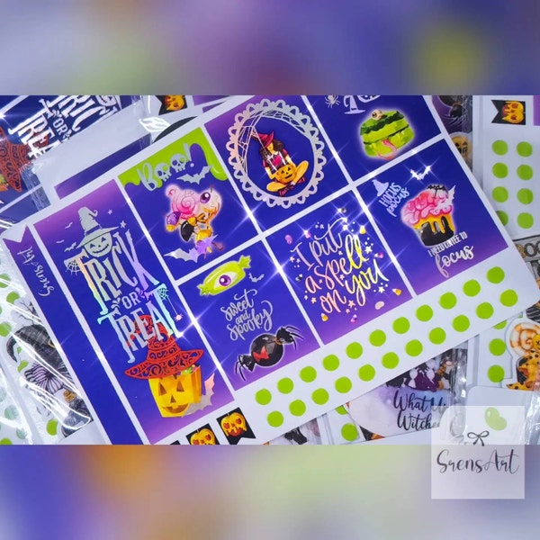 Watercolor Halloween Candy Clipart: Creepy Treats Download (PNG, Hand ...