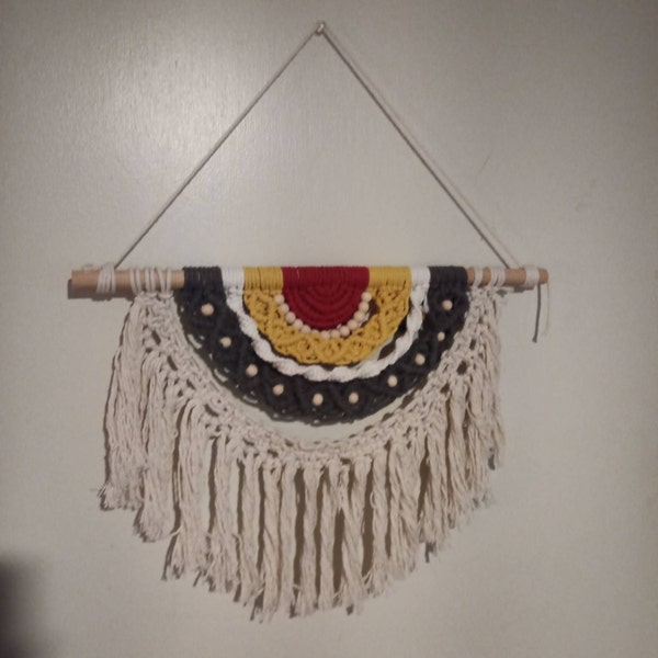 MACRAME PATTERN / Macrame Rug Tutorial / Round Mandala-inspired Rug ...