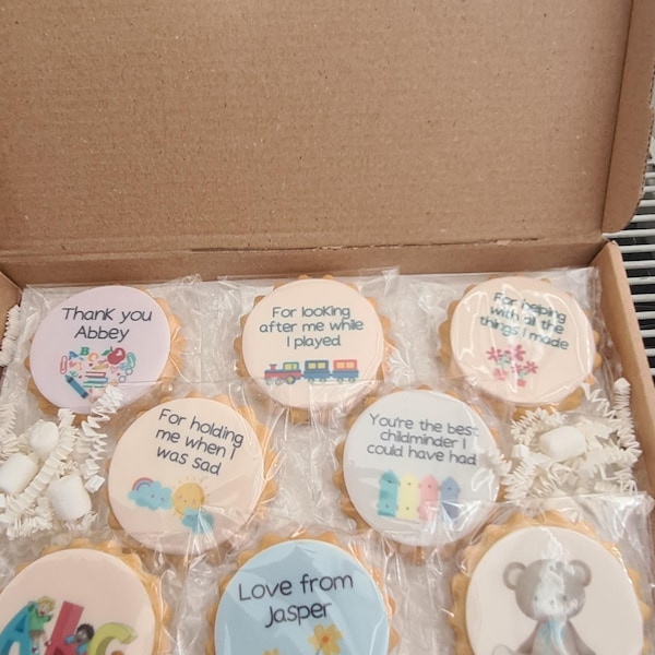 Teacher Gift Box of Biscuits Nursery, Preschool, Reception Class ...