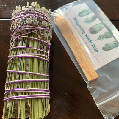 White Sage & Lavender Smudge Bundles Sold Individually Organic ...