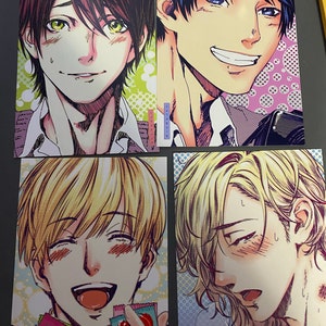 CHOOSE 2: Yarichin Btch Club Mini Print Set 4x6 BL Manga Yaoi Yuri ...
