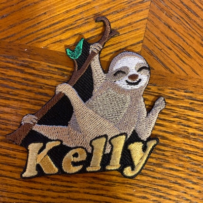 Sloth Custom Personalized Iron-on Patch - Etsy