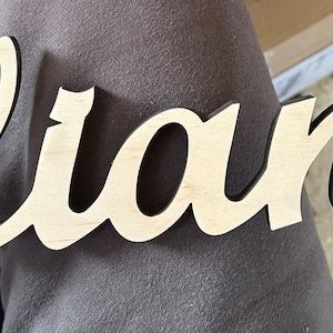 Custom Laser Cut Stand up or Hanging Sign Classic Script Unfinished - Etsy