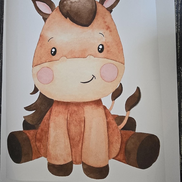 Cute Farm Clipart, Farm Animals Watercolor Digital Clipart, Farm ...