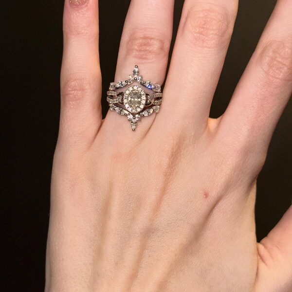 Enhancer Ring Band, Women's 2.00 Ct Round-cut VVS1 Diamond Solitaire ...