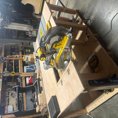 Workbench Plans Flipping Miter Saw Table Saw - Etsy