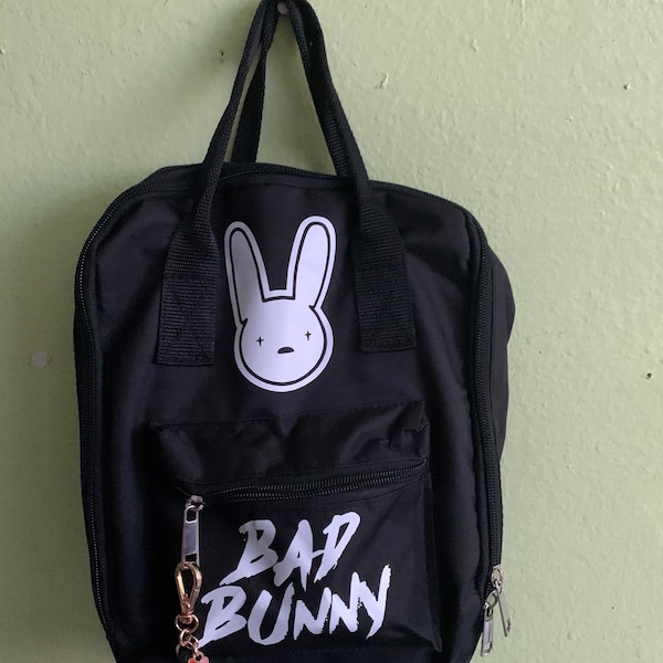 Bad Bunny Mini Backpack | Bad Bunny Backpack Mini Bookbag | Bad Bunny ...