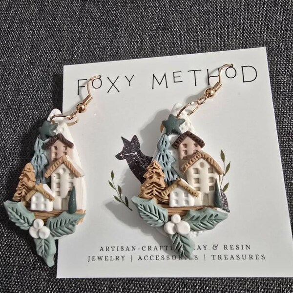 Whimsical Cottagecore Clay Hair Pins Green Witch Bridal Mushroom and ...