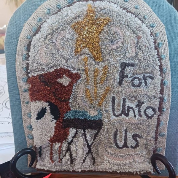 Primitive Punch Needle Kit ~ Sheep With Fall Banner ~ Needle Punch ...