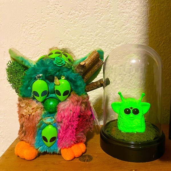 Custom Pink Mermaid Furby Non Working for Display - Etsy