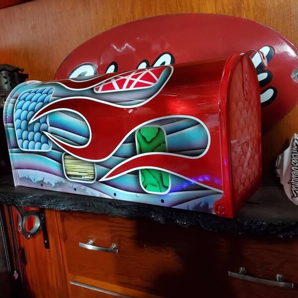 Custom Painted Metal Tool Box - Etsy