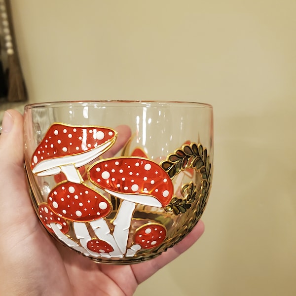 Handmade Toadstool Mug: Personalized Mushroom Tea Cup, Mycologist Gift ...