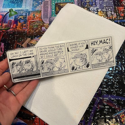 Charlie Brown Peanuts Comic Strip Bookmarks - Etsy