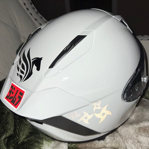 Halloween Reflective Safety Stickers Ninja Throwing Star Kids Bucket ...