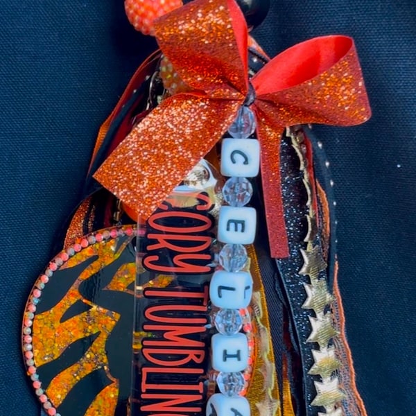 Preppy Smiley Face / Bag Tag / Personalized Gifts / Tassel Charm ...