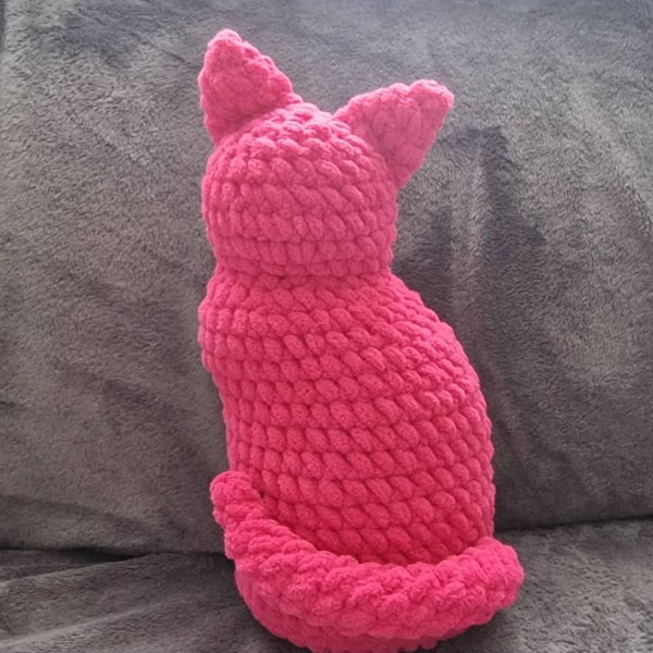 Sitting Cat Crochet Pattern PDF - Etsy