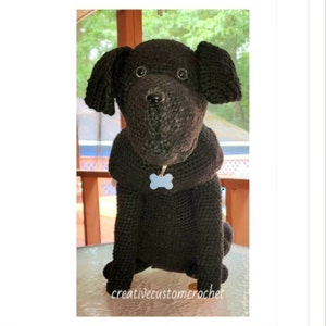 Labrador Retriever Crochet Pattern, Labrador Crochet Pattern, Dog ...