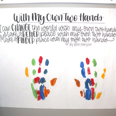 I Am Fearfully and Wonderfully Made, Handprint Craft for Kids, Psalm ...