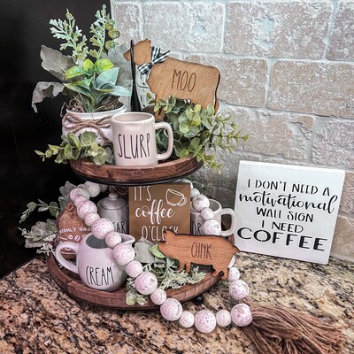 Tier Tray Signs // Coffee Themed Tier Tray Signs // Coffee Themed Signs ...