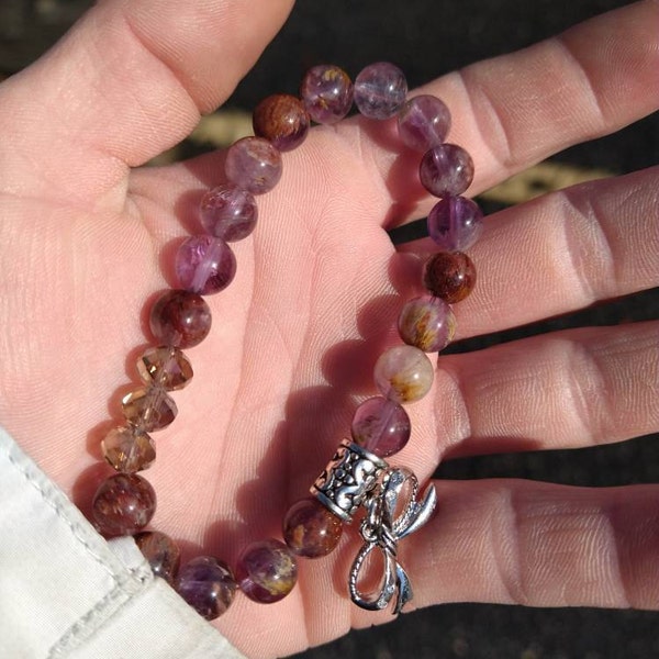 AAA Quality Natural Super 7 Gemstone Beads (phantom Quartz Amethyst ...