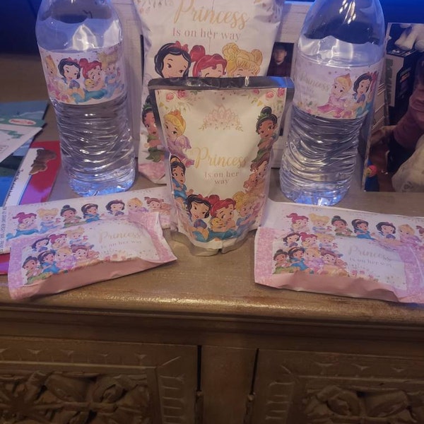 Baby Princess Party Package, Baby Princess Birthday Printables, Baby ...