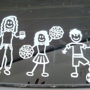 Create Your Own Stick Figure Family Decal/sticker - Etsy