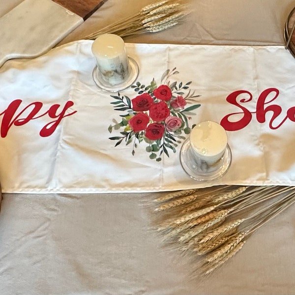 Custom Photo Collage Table Runner: A Stunning Personalized Event ...