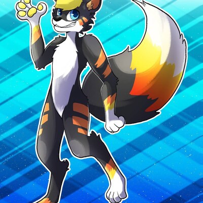 Custom Furry Artwork Commission Personalized Full-body Fursona Artwork ...