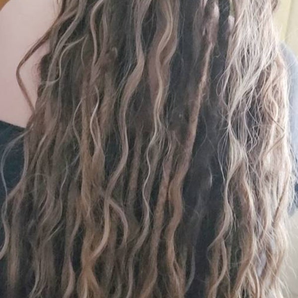 Extension of Dreadlock DE Curls Cool Blonde/body Wave Dreadlocks ...