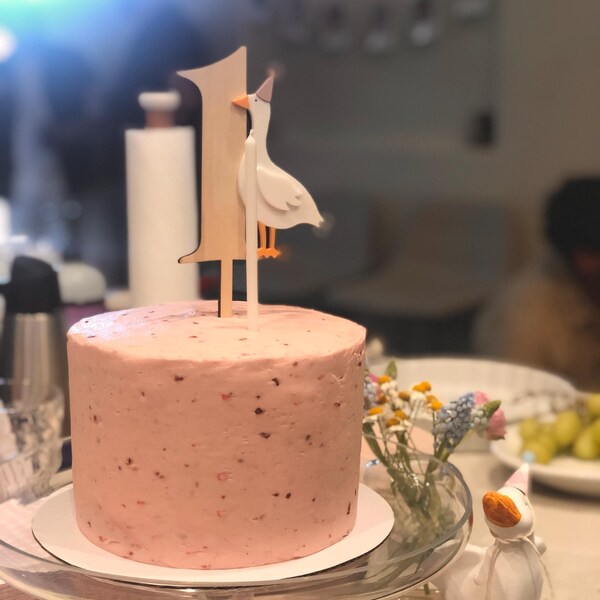 One Silly Goose Cake Topper, First Birthday Party Decorations, Silly ...