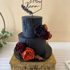 Custom Date Cake Topper . Boho Cake Topper . Heart Wedding - Etsy