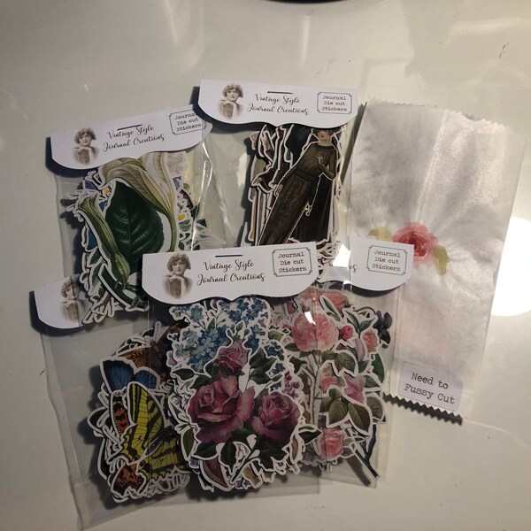 Sepia Flower Meanings & Poetry Die Cut Stickers - Etsy Australia