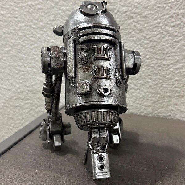 Excavator Scrap Metal Sculpture, Backhoe Tractor Loader Scrap Metal ...