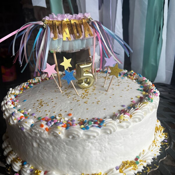 FRINGE CAKE TOPPER // Fancy Free Finery X House of Fete Collaboration ...