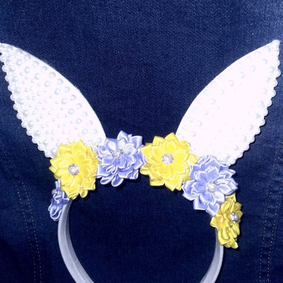 Purple Ribbon Flower,flower Ribbon Applique,hair Clip Flowers,headband ...